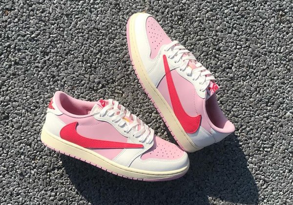 Travis Scott Air Jordan 1 Low Pink Pack 2026 | SneakerNews.com