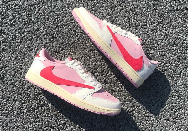 Travis Scott Air Jordan 1 Low Pink Pack 2026 | SneakerNews.com